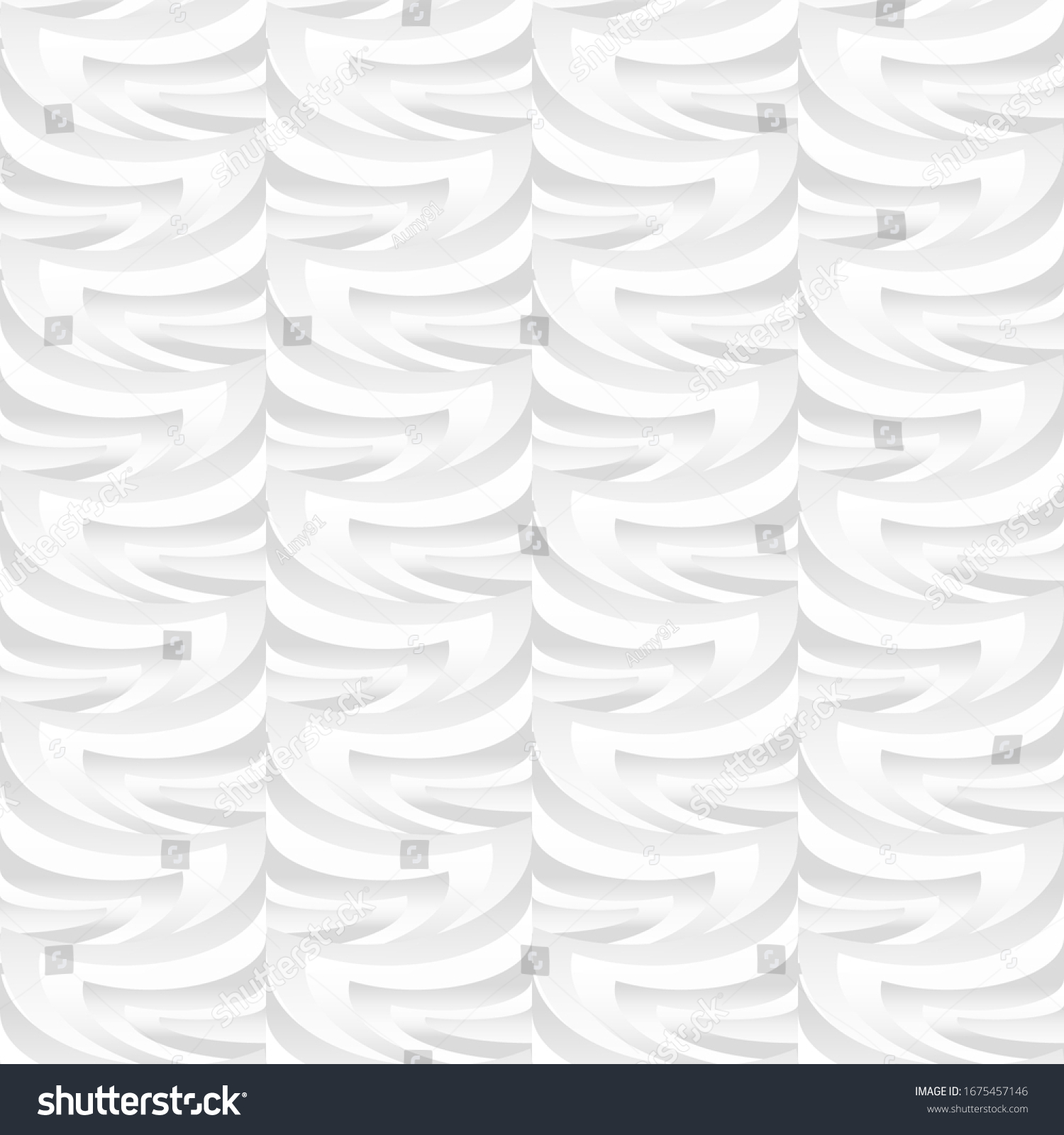 Round Zigzag Geometric Texture Seamless Pattern Stock Vector (Royalty ...