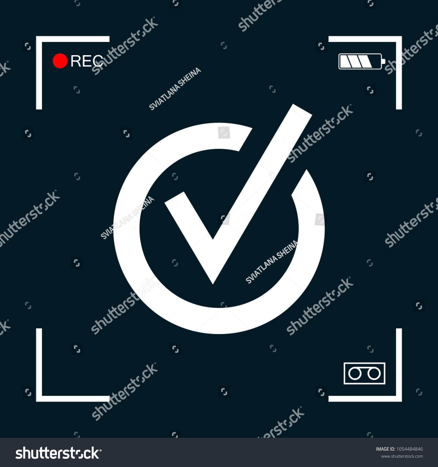 Rounded Check Mark Icon Stock Vector (Royalty Free) 1054484846 ... Rounded Check Mark Icon Stock Vector (Royalty Free) 1054484846 ...