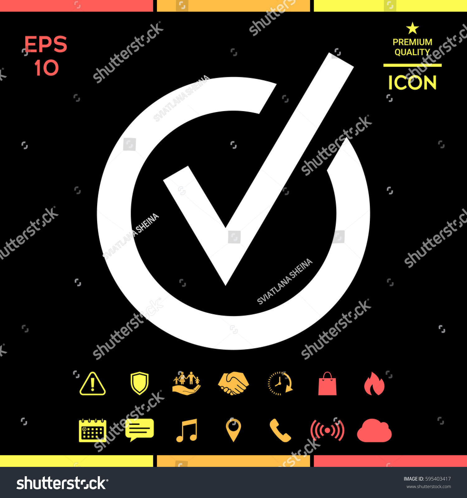 Rounded Check Mark Icon Stock Vector (Royalty Free) 595403417 ... Rounded Check Mark Icon Stock Vector (Royalty Free) 595403417 ...
