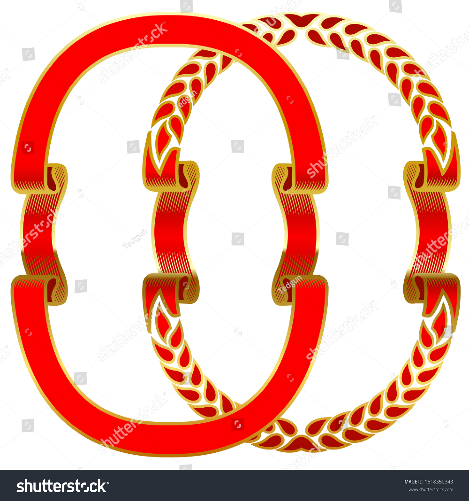 Rounded Flame Designs Labels Design Stock Vector (Royalty Free ...