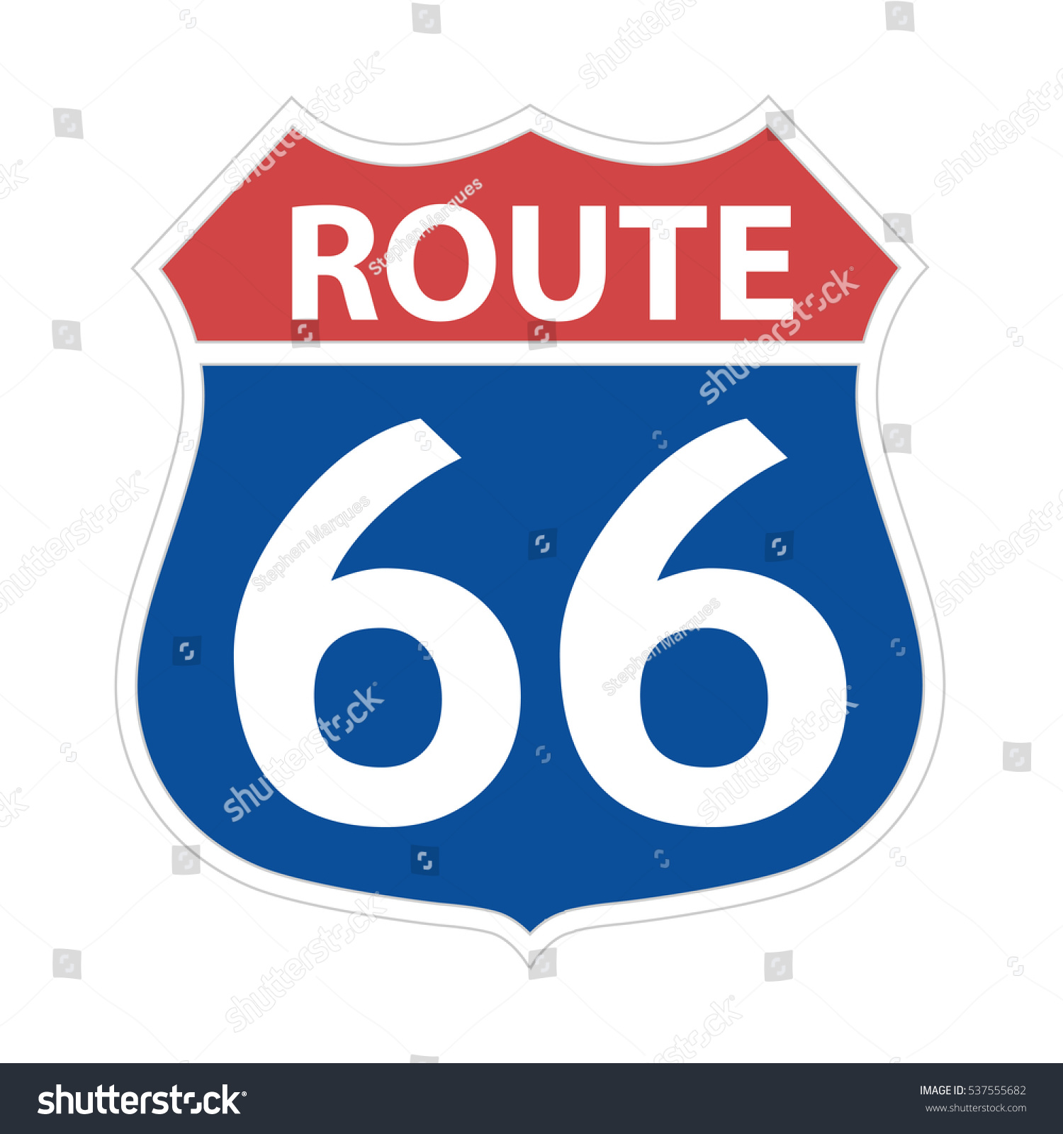 1,360 Route 66 shield Images, Stock Photos & Vectors | Shutterstock