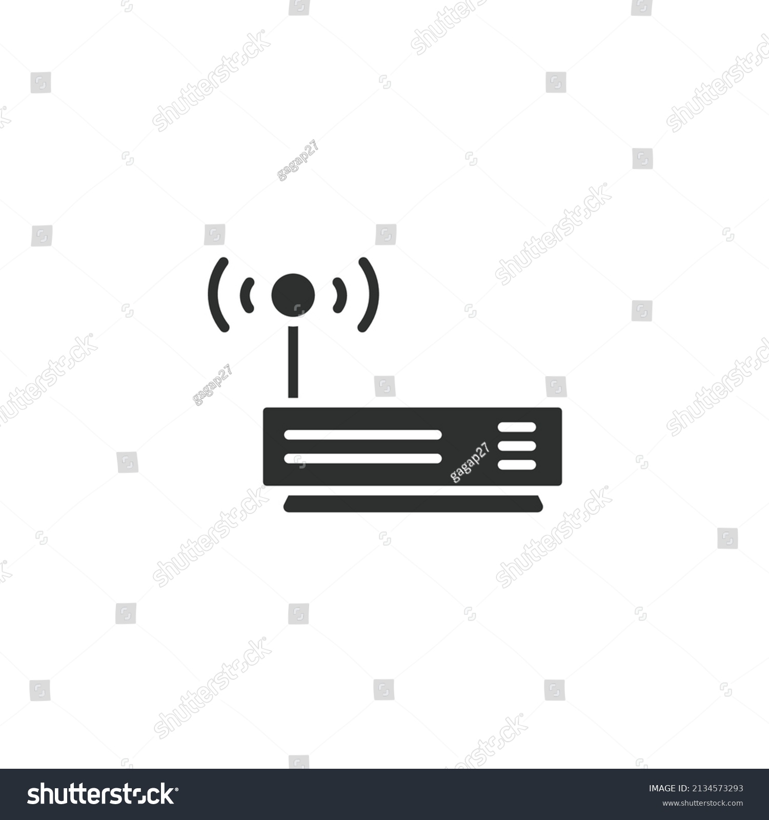 Router Icons Symbol Vector Elements Infographic Stock Vector (Royalty ...