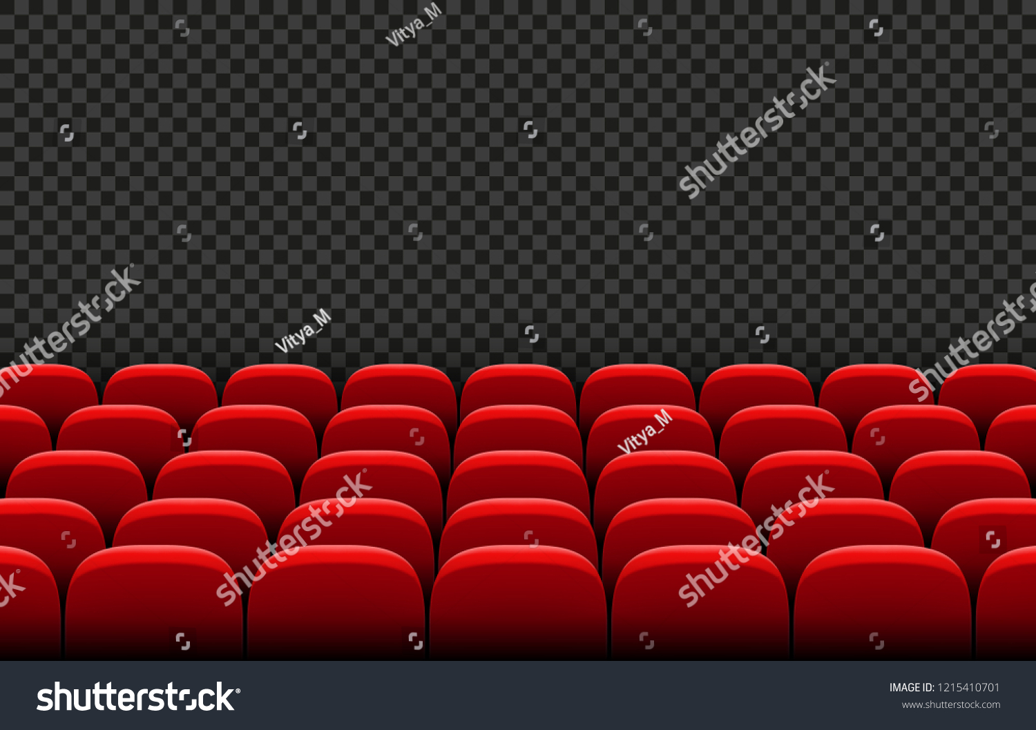 Rows Red Cinema Movie Theater Seats Stock Vector (Royalty Free) 1215410701 Rows Red Cinema Movie Theater Seats Stock Vector (Royalty Free) 1215410701