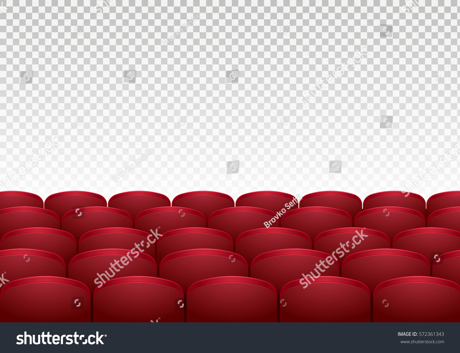 Rows Red Cinema Theater Seats Isolated Stock Vector (Royalty Free ... Rows Red Cinema Theater Seats Isolated Stock Vector (Royalty Free ...