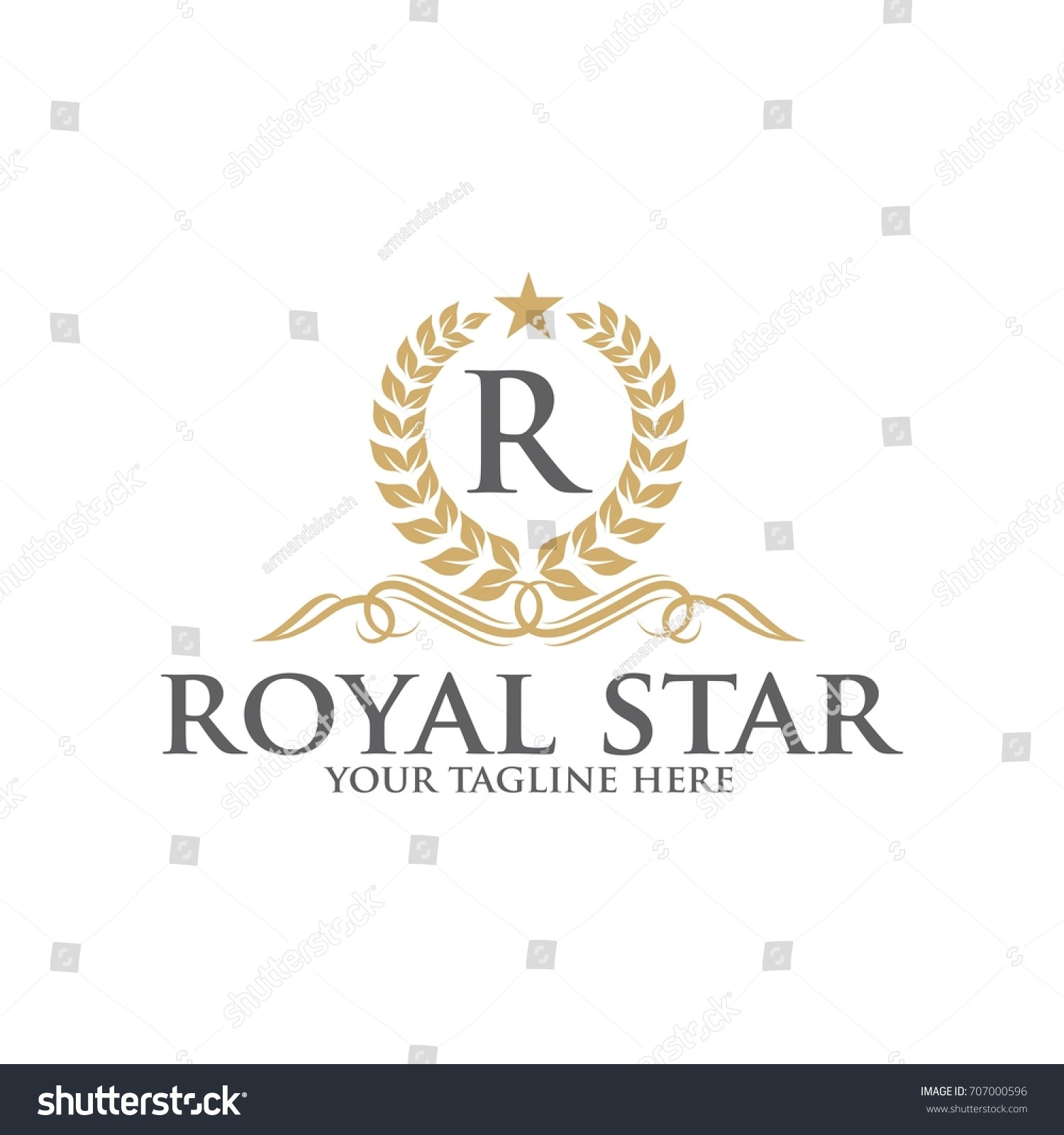 Vektor Stok Royal Brands Logo (Tanpa Royalti) 707000596 | Shutterstock