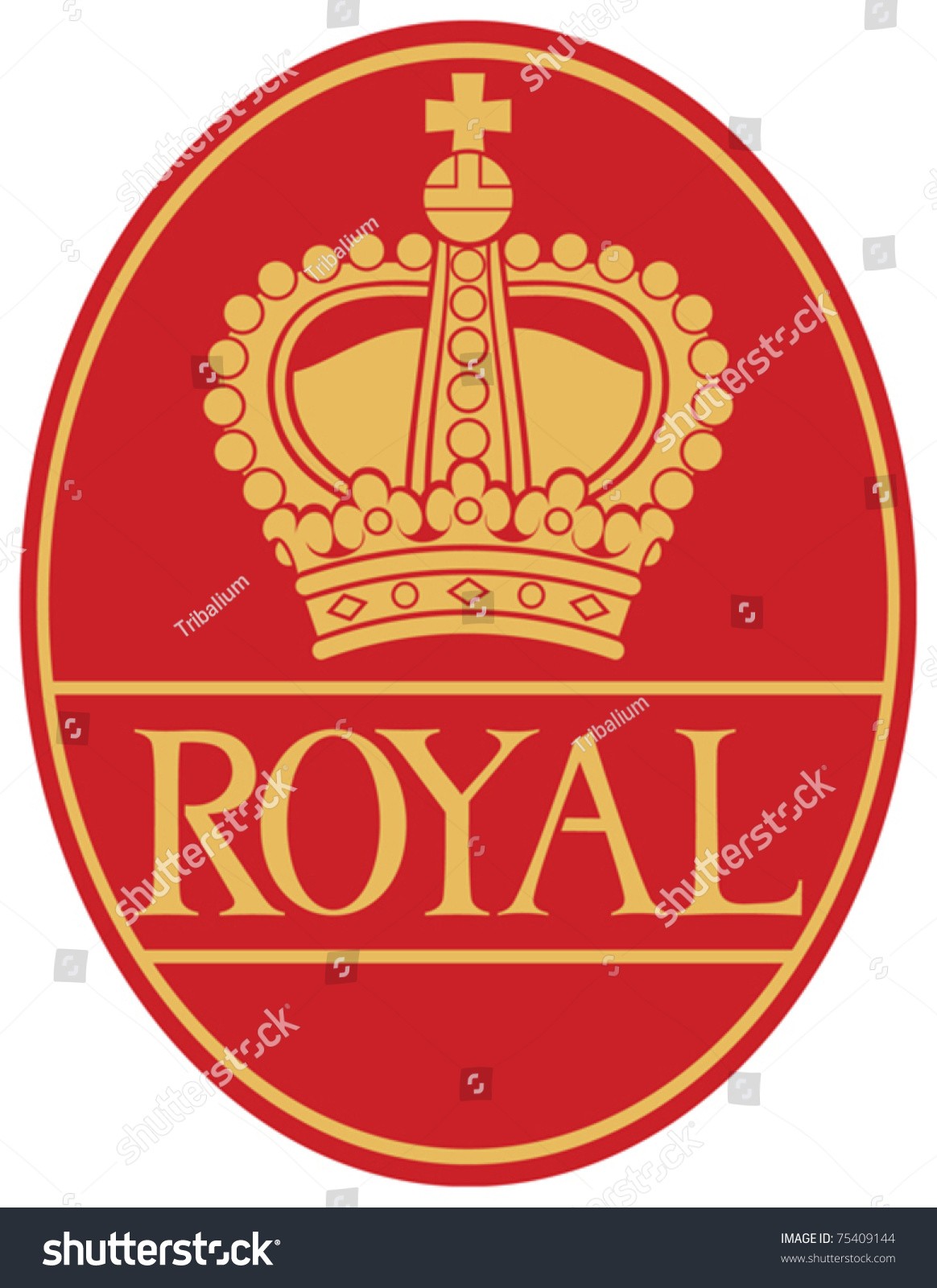 Royal Crown Symbol Stock Vector 75409144 - Shutterstock