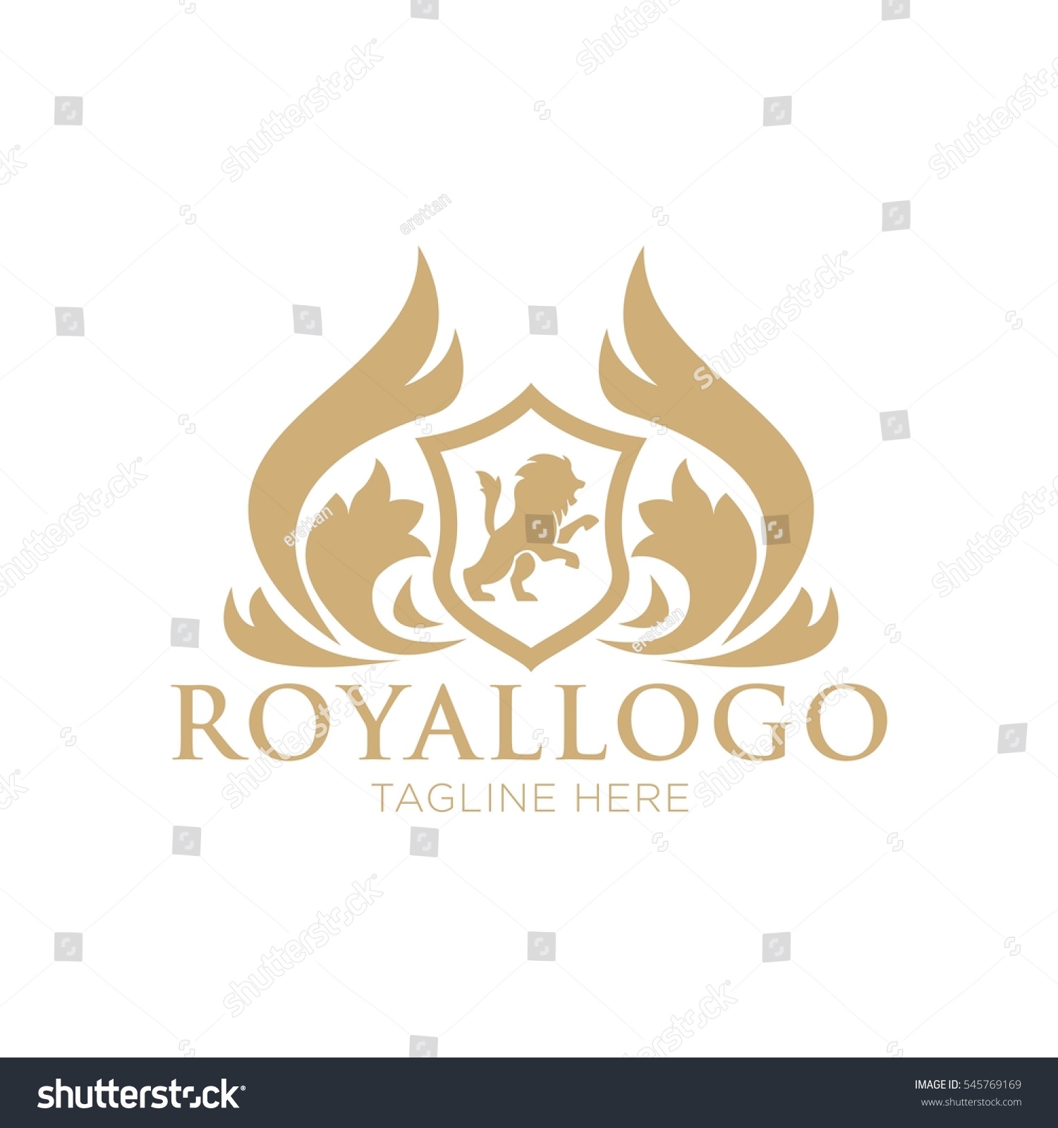 Royal Logo Design Template Stock Vector 545769169 - Shutterstock