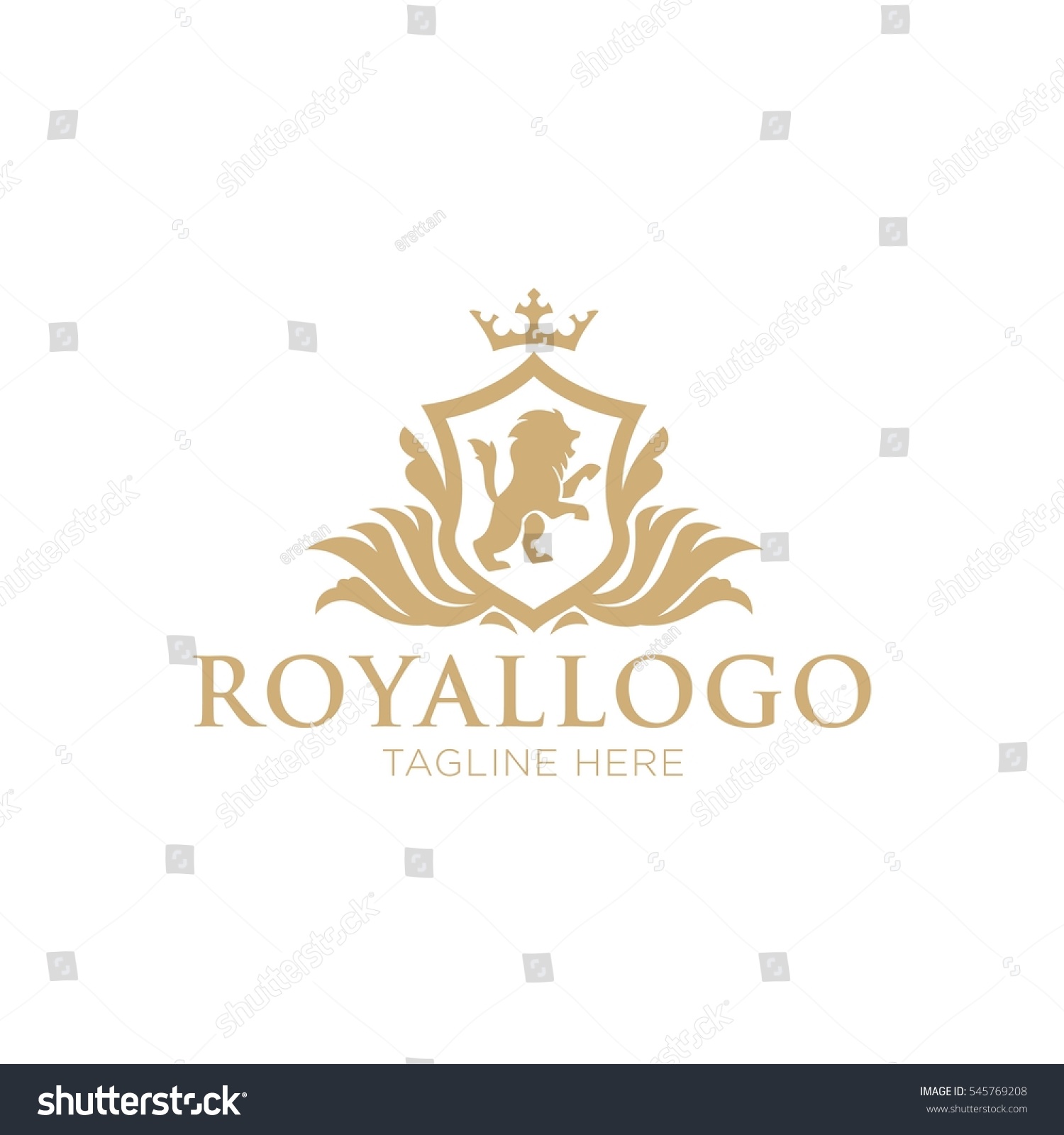 Royal Logo Design Template Stock Vector 545769208 - Shutterstock