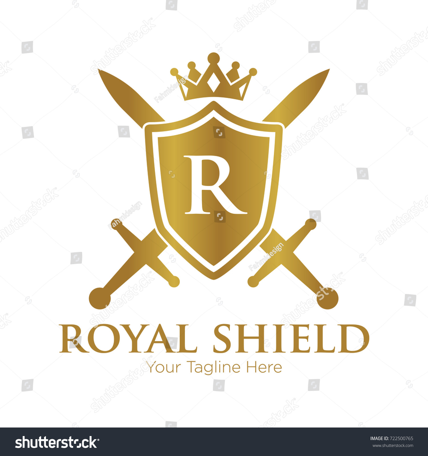 Royal Shield Sword Logo 库存矢量图（免版税）722500765 | Shutterstock