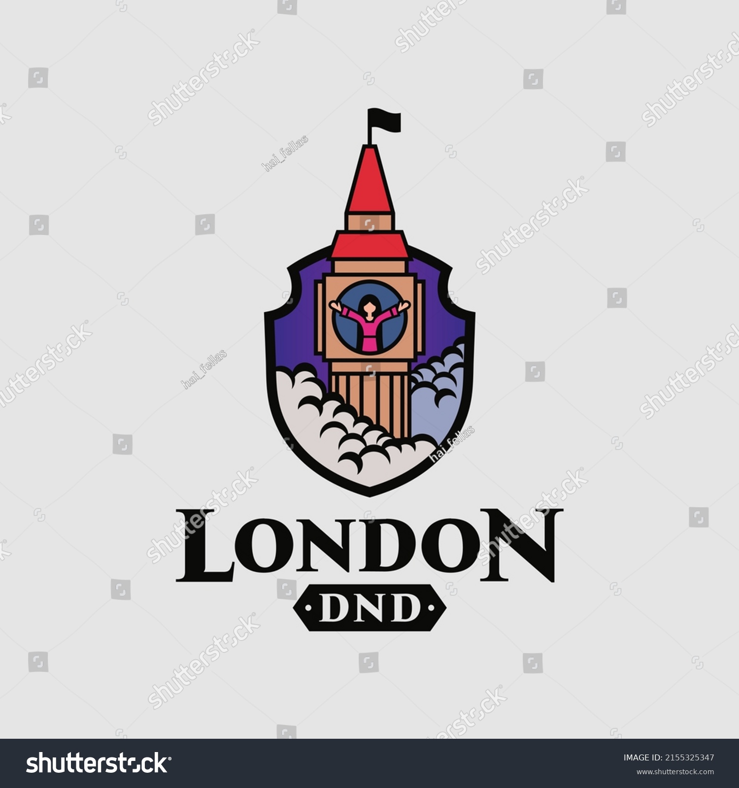 Rpg Games Castle Logo Design Stock Vector (Royalty Free) 2155325347 ...