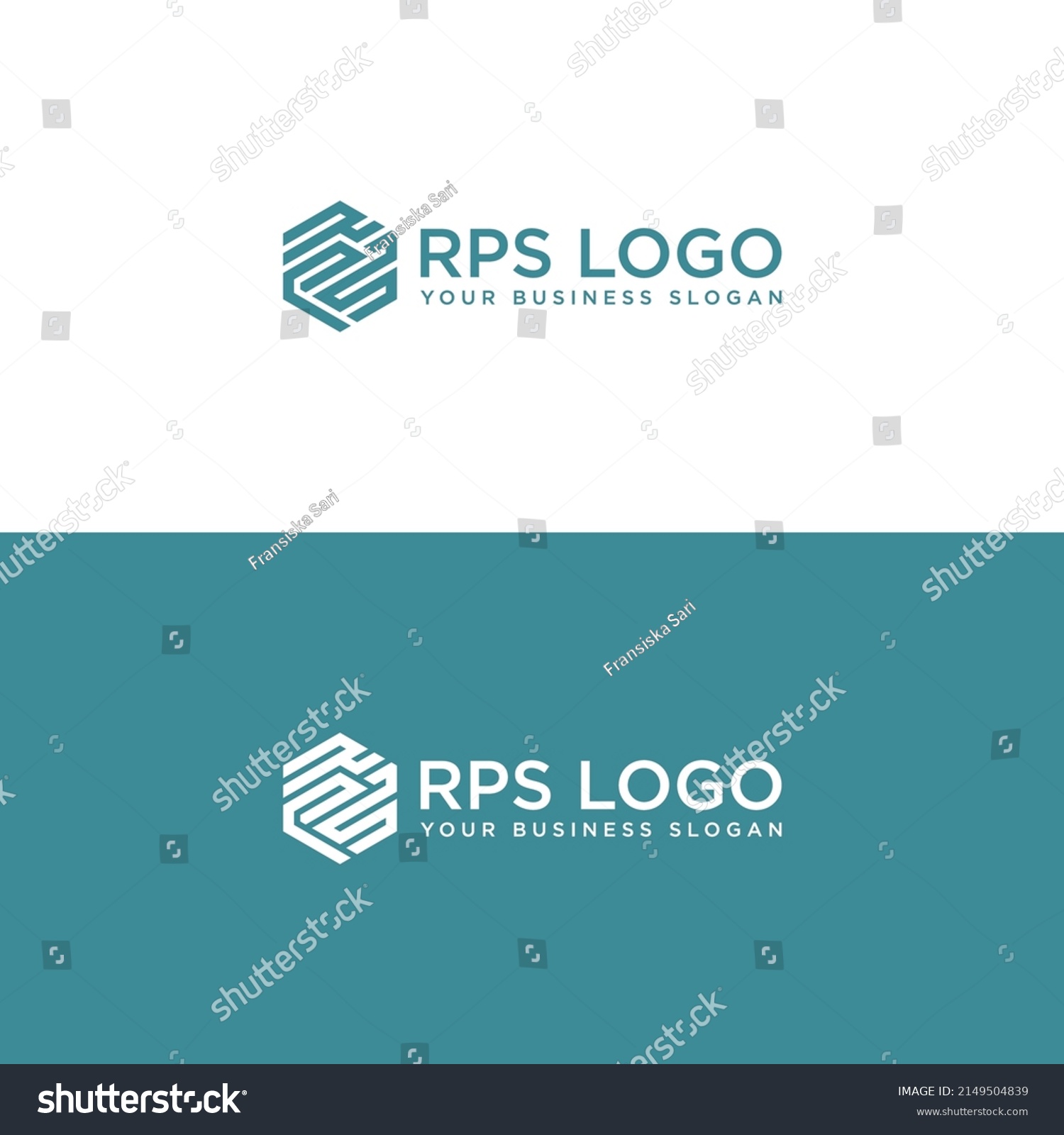 Rps Logo Design Vector Template Stock Vector (Royalty Free) 2149504839 ...