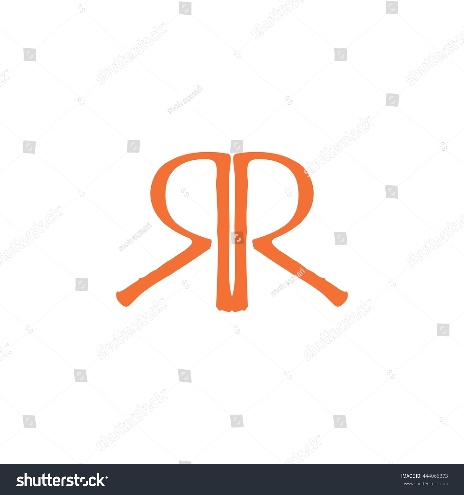 Rr Logo Stock Vector Illustration 444066373 : Shutterstock