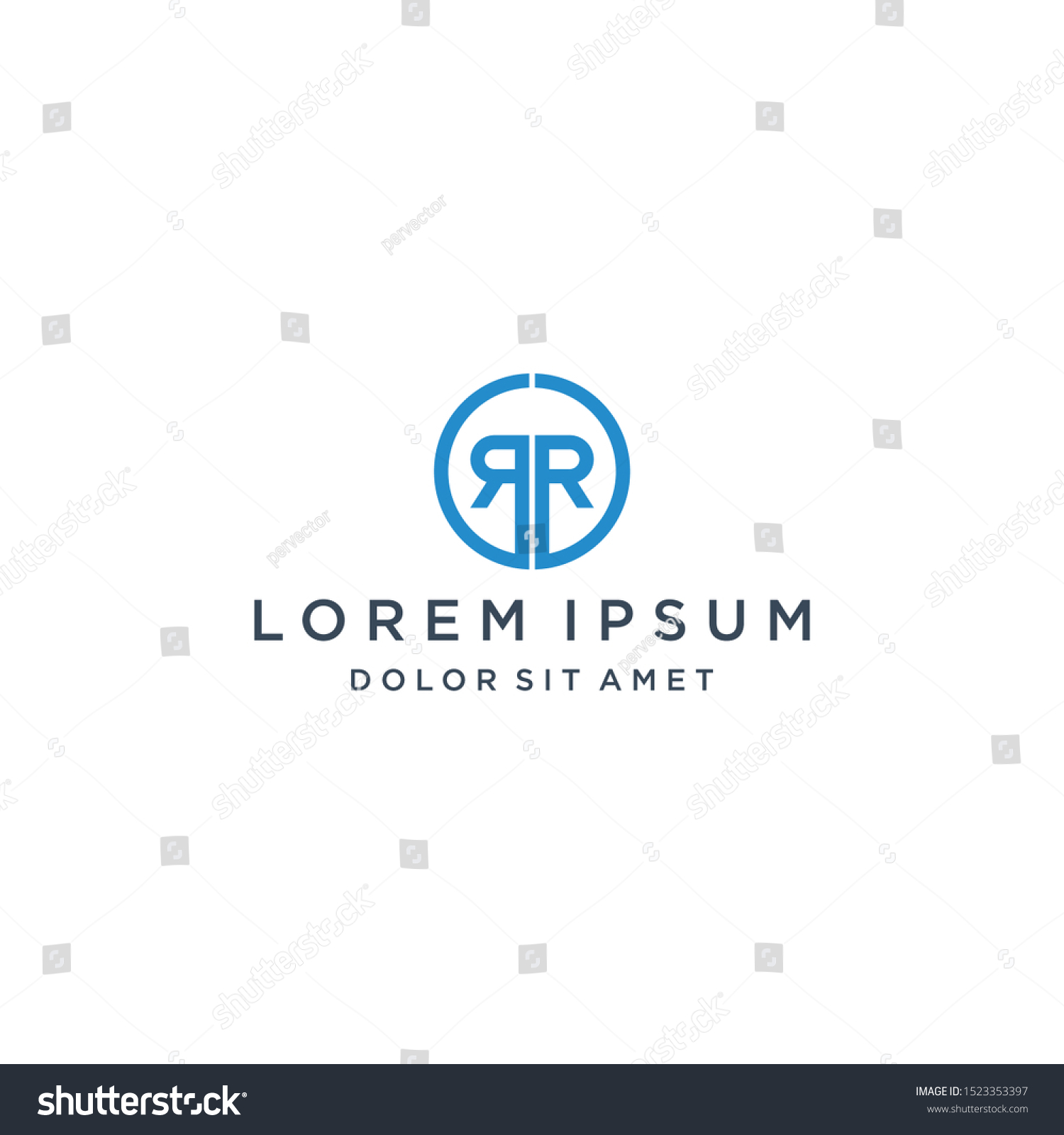 Rr Logo Monogram Icon Vector Symbol 库存矢量图（免版税）1523353397 | Shutterstock