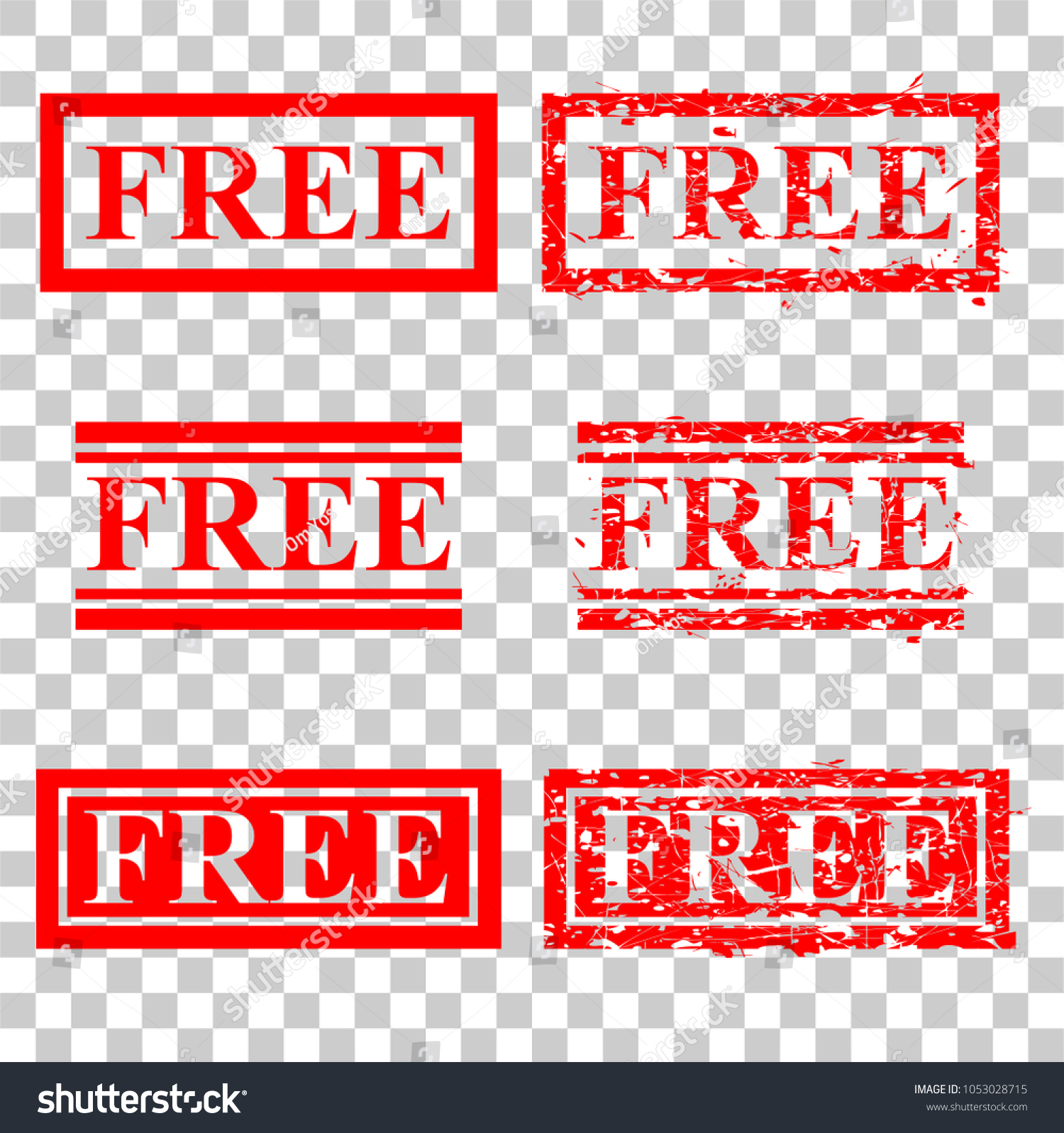 Rubber Stamp Effect Free Transparent Effect Stock Vector (Royalty Free ...