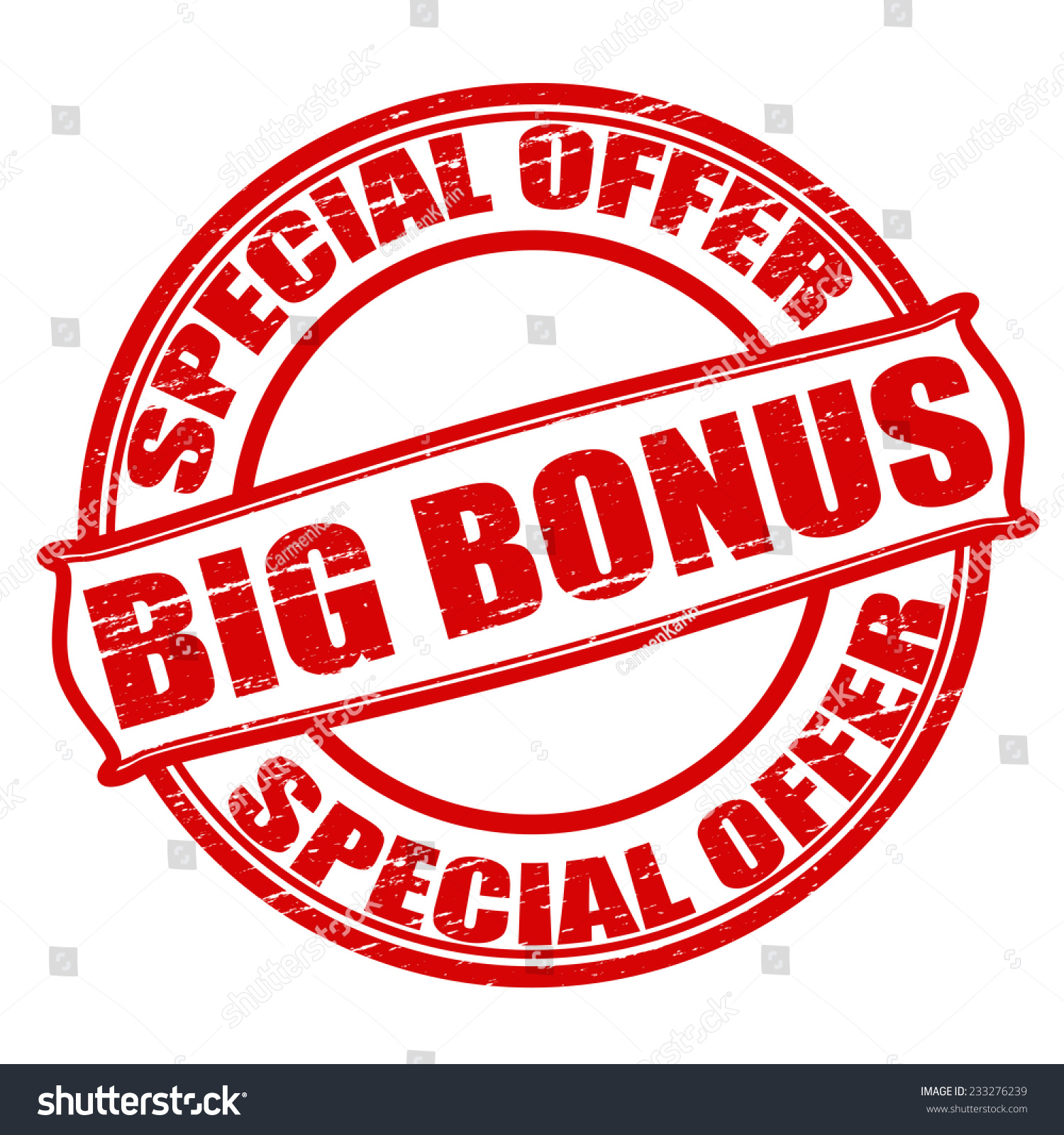 Rubber Stamp Text Big Bonus Inside Stock Vector (Royalty Free ...