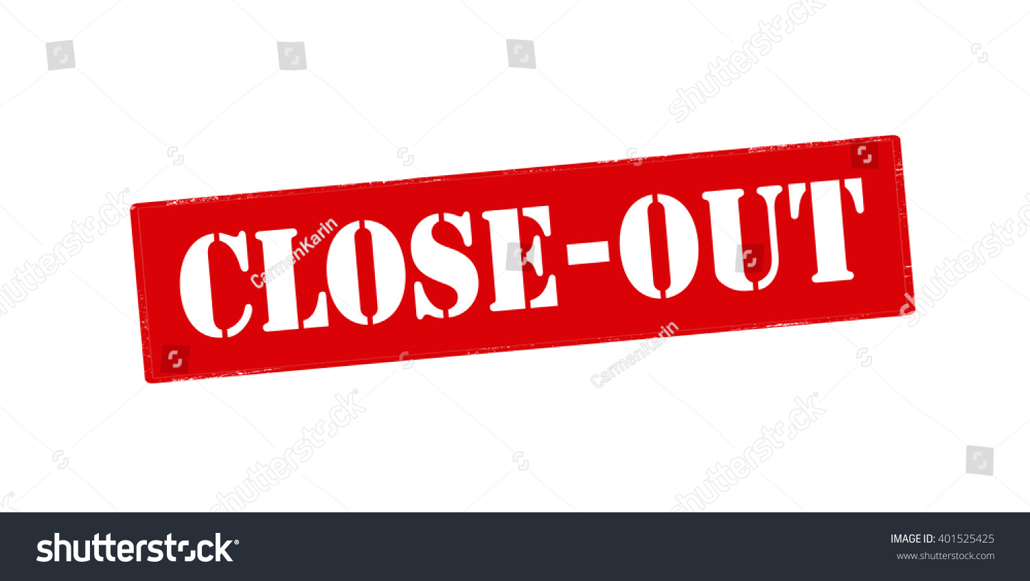 Rubber Stamp Text Close Out Inside Stock Vector (Royalty Free ...