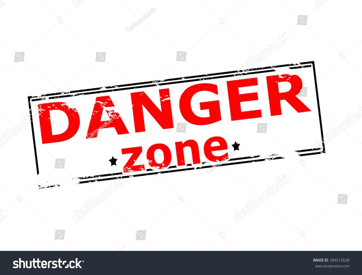 Rubber Stamp Text Danger Zone Inside Stock Vector (Royalty Free ...