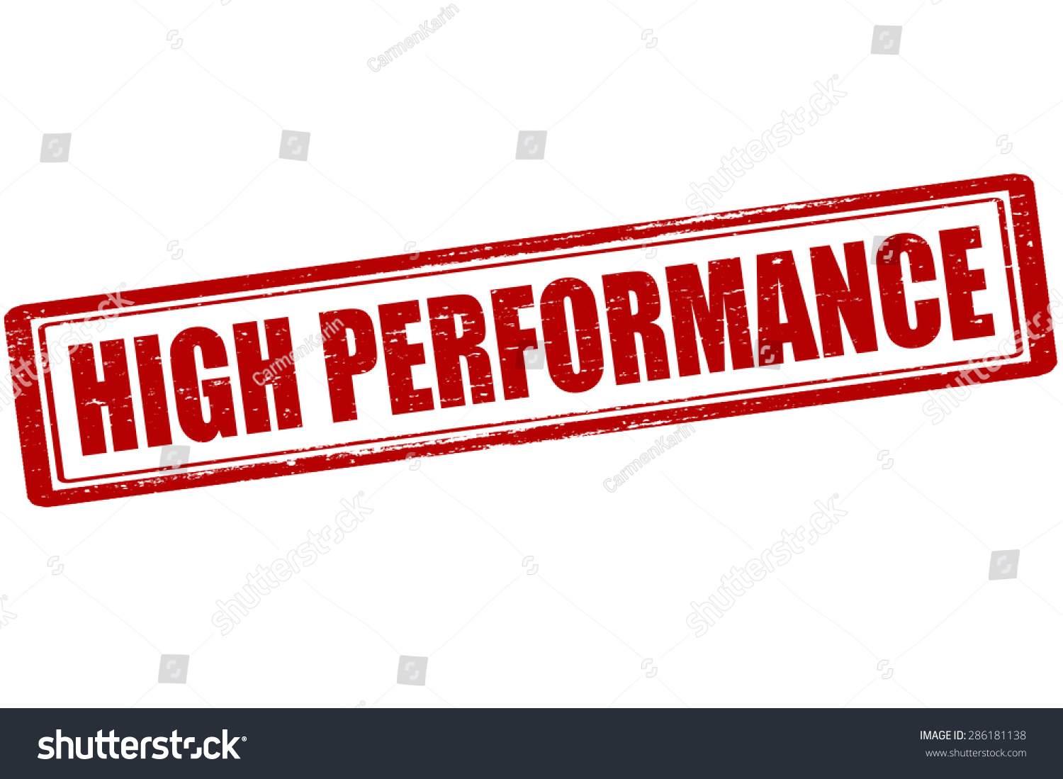 Rubber Stamp Text High Performance Inside: เวกเตอร์สต็อก (ปลอดค่า ...