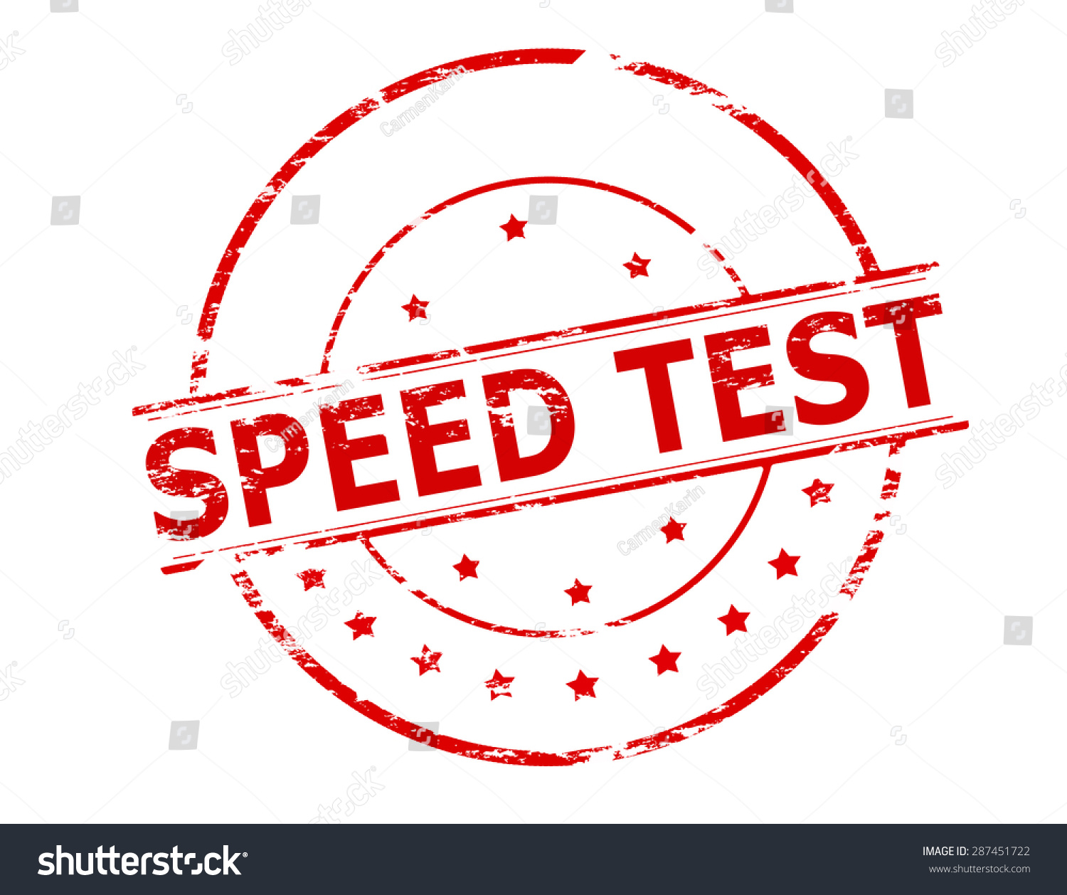 Rubber Stamp Text Speed Test Inside: vector de stock (libre de regalías ...