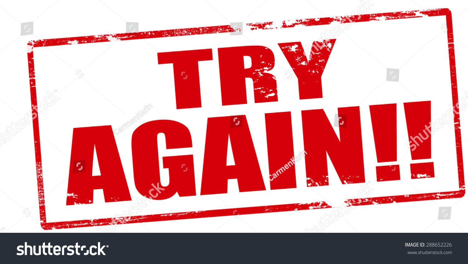 Rubber Stamp Text Try Again Inside Stock Vector (Royalty Free ...