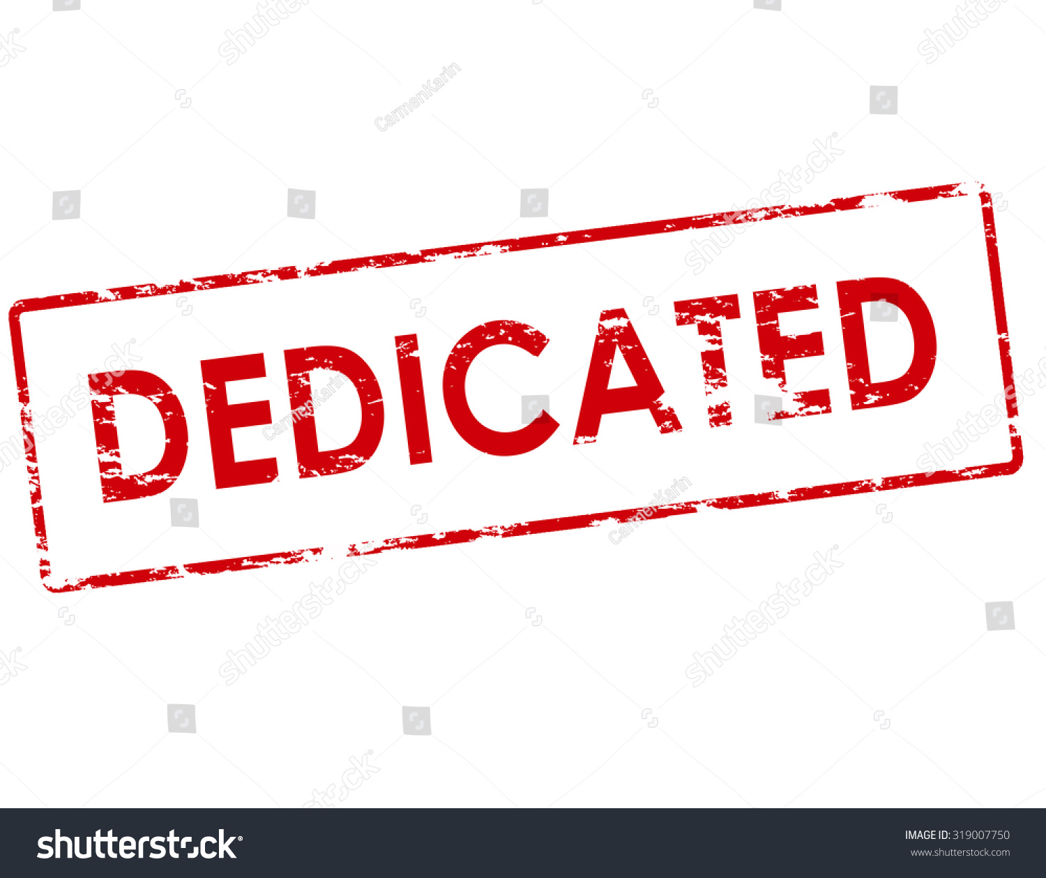 Rubber Stamp Word Dedicated Inside Vector Stock Vector (Royalty Free ...