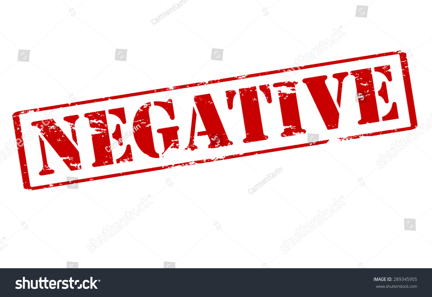 Rubber Stamp Word Negative Inside Vector Stock Vector (Royalty Free ...