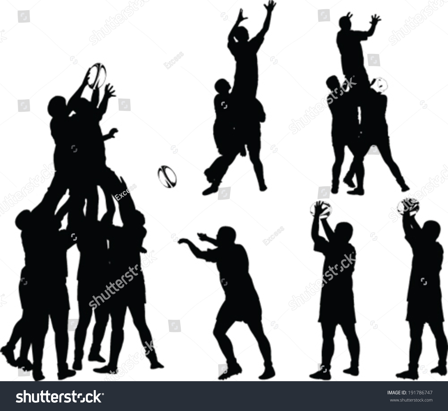 66 ilustraciones de Lineout rugby - Ilustraciones, imágenes y vectores ...