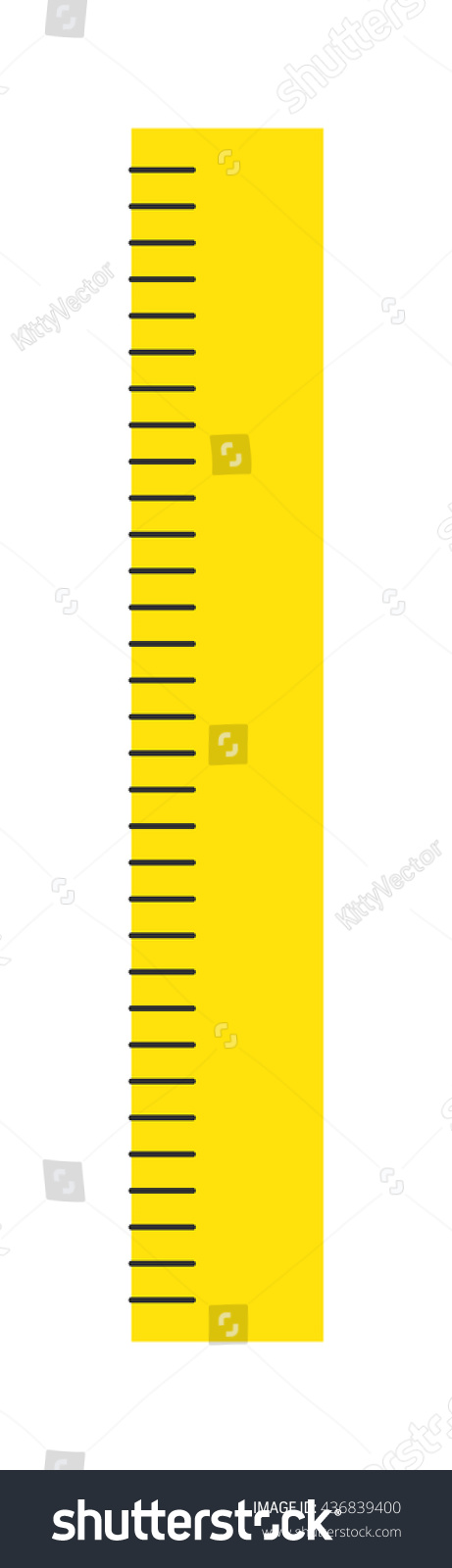Ruler Flat Icon Vector Illustration Icon Stock Vector (Royalty Free ...