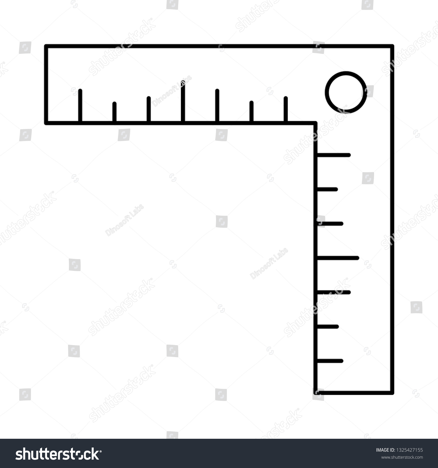 Ruler Measure Architecture Stock Vector (Royalty Free) 1325427155 ...
