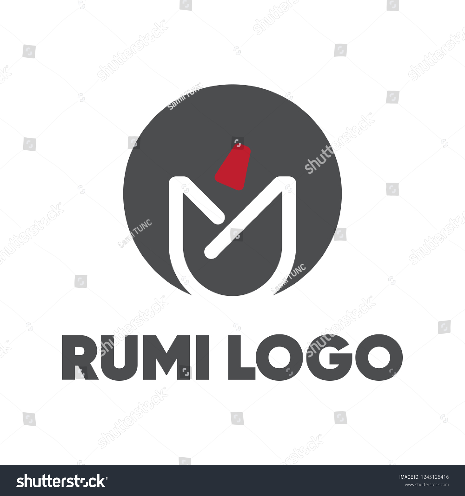 Rumi Logo Design Stock Vector (Royalty Free) 1245128416 | Shutterstock