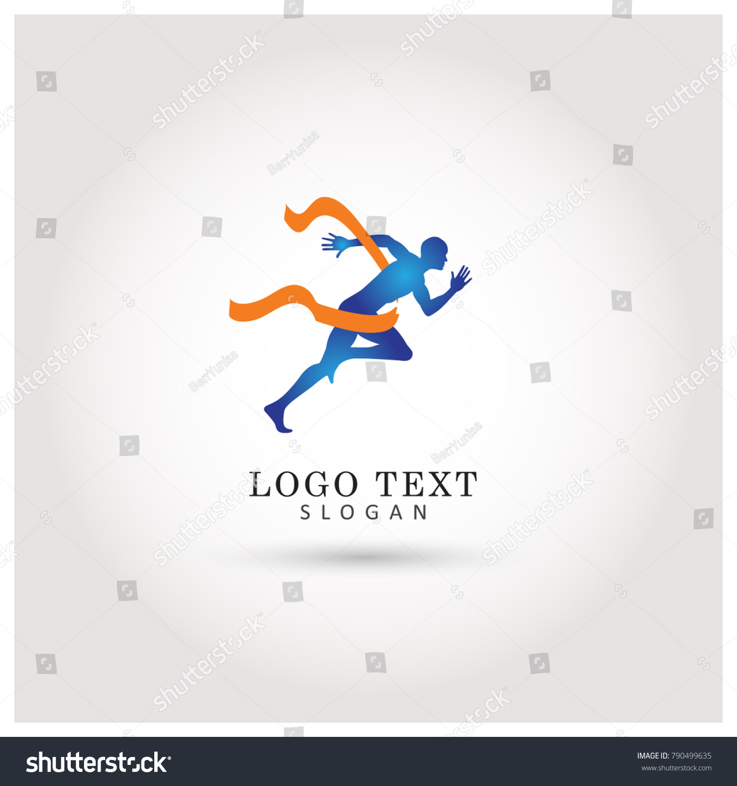 Run Sprint Marathon Logo Symbol Icon Stock Vector (Royalty Free ...