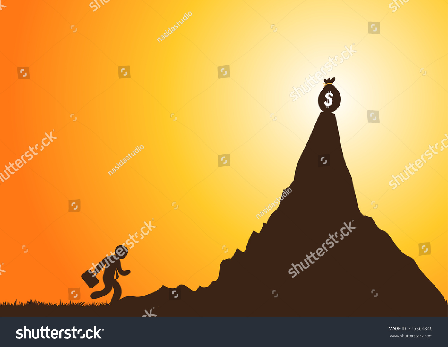 Run Target Stock Vector (Royalty Free) 375364846 | Shutterstock