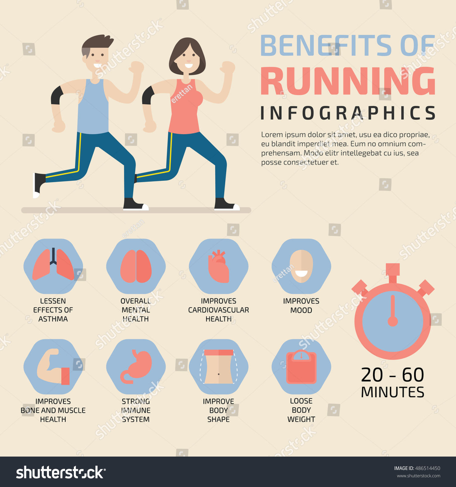 Running Info Graphic Stock Vector (Royalty Free) 486514450 | Shutterstock