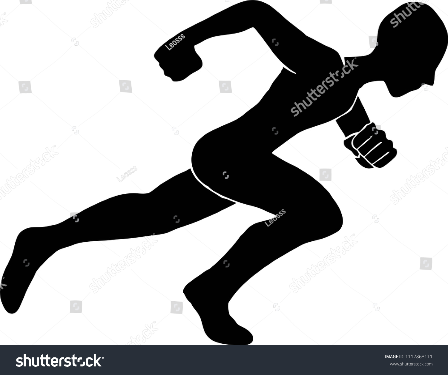 Running Man Silhouette Vector: เวกเตอร์สต็อก (ปลอดค่าลิขสิทธิ์ ...