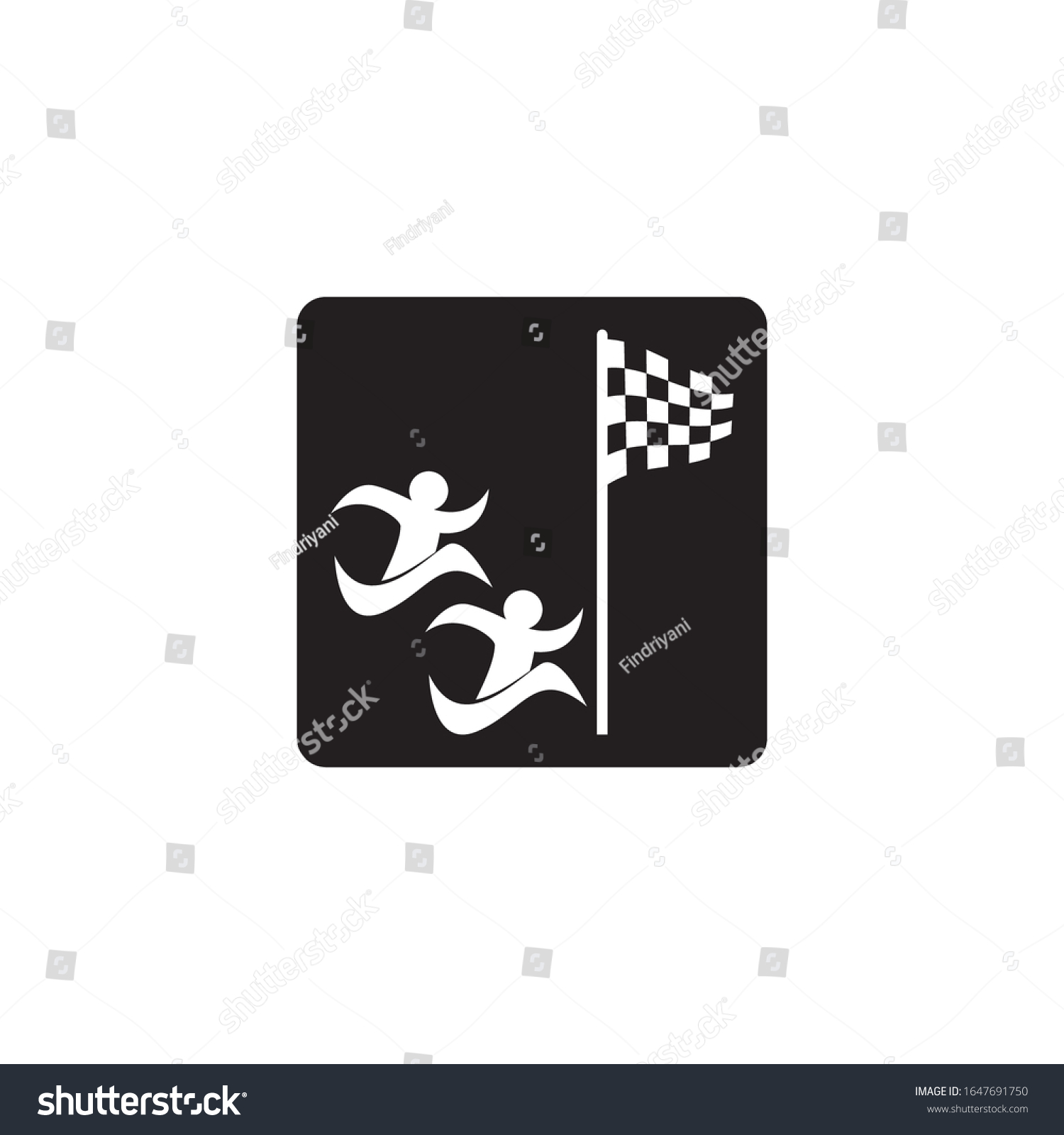Running People Logo Vector Template Stock Vector (Royalty Free ...