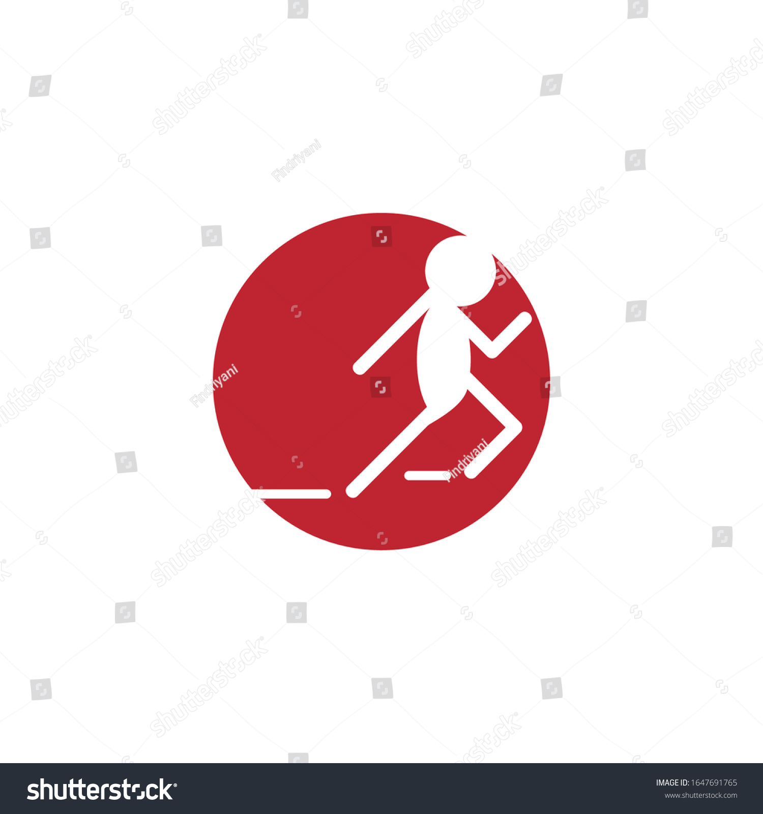 Running People Logo Vector Template Stock Vector (Royalty Free ...