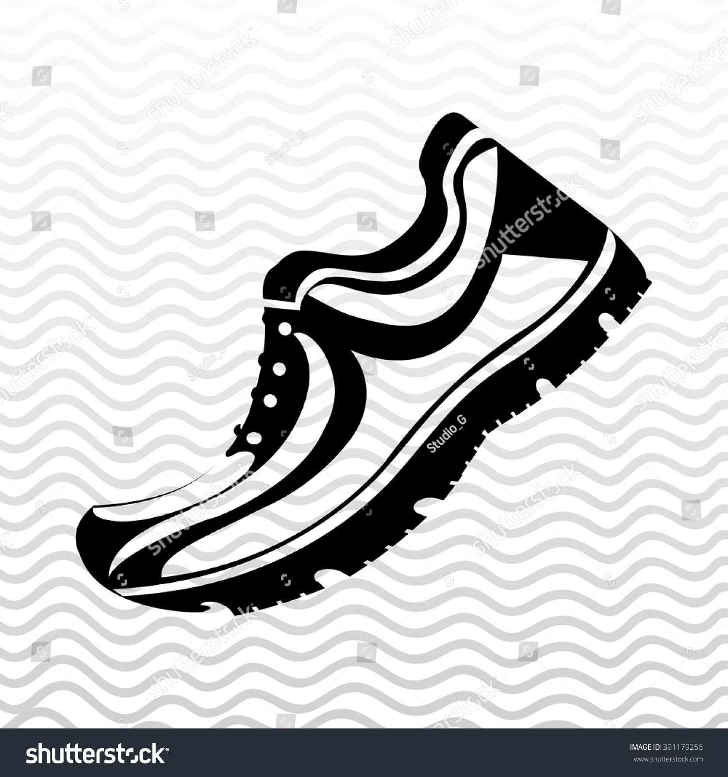 Running Shoes Design Stock Vector (Royalty Free) 391179256 | Shutterstock