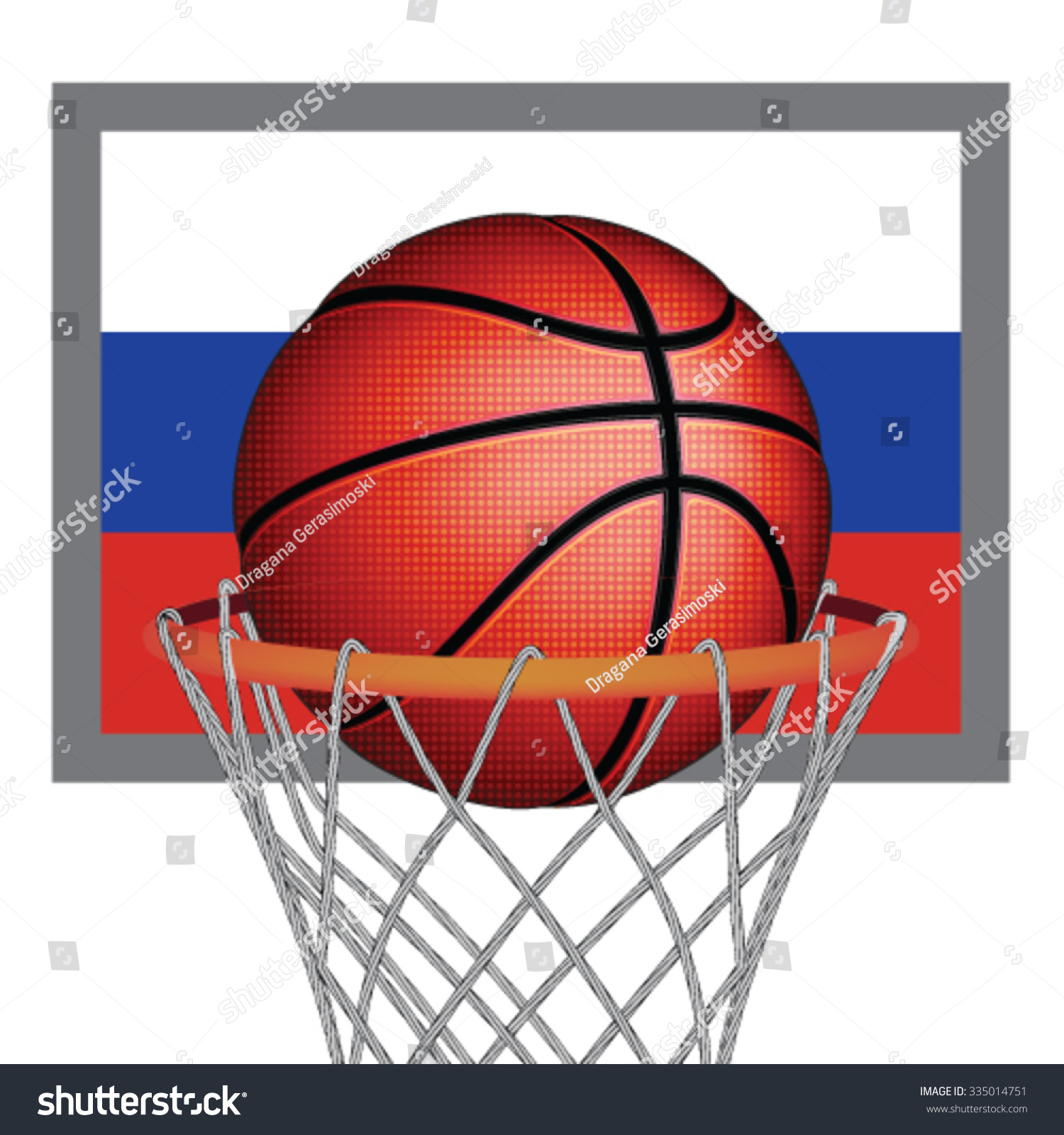 Russian Basket Ball Vector: เวกเตอร์สต็อก (ปลอดค่าลิขสิทธิ์) 335014751 ...