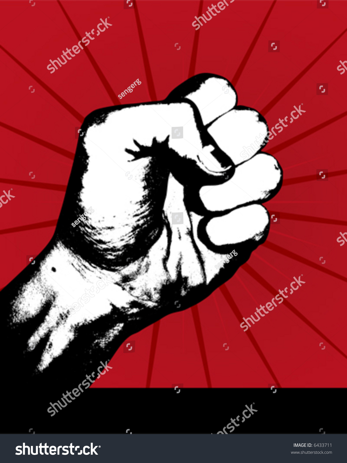 Russian Fist Stock Vector (Royalty Free) 6433711 | Shutterstock