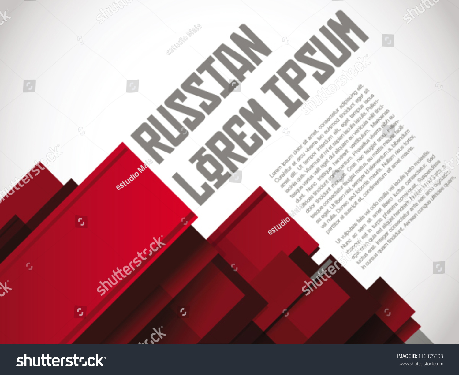 Russian Layout Print Poster Template Vector Stock Vector (Royalty Free ...