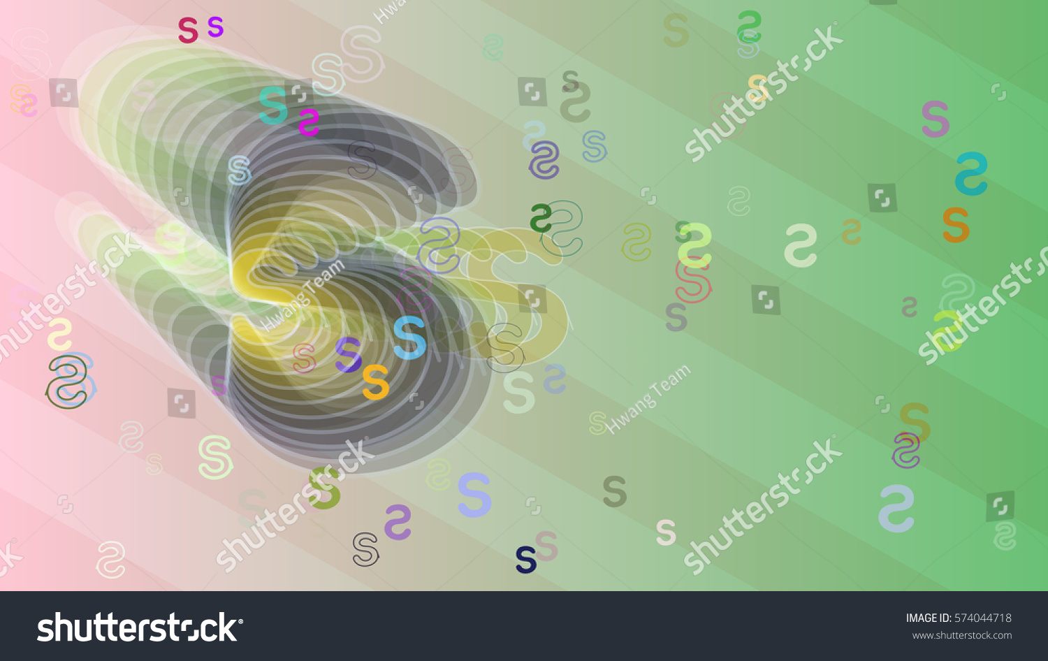 S Alphabet Background Design Stock Vector (Royalty Free) 574044718 ...