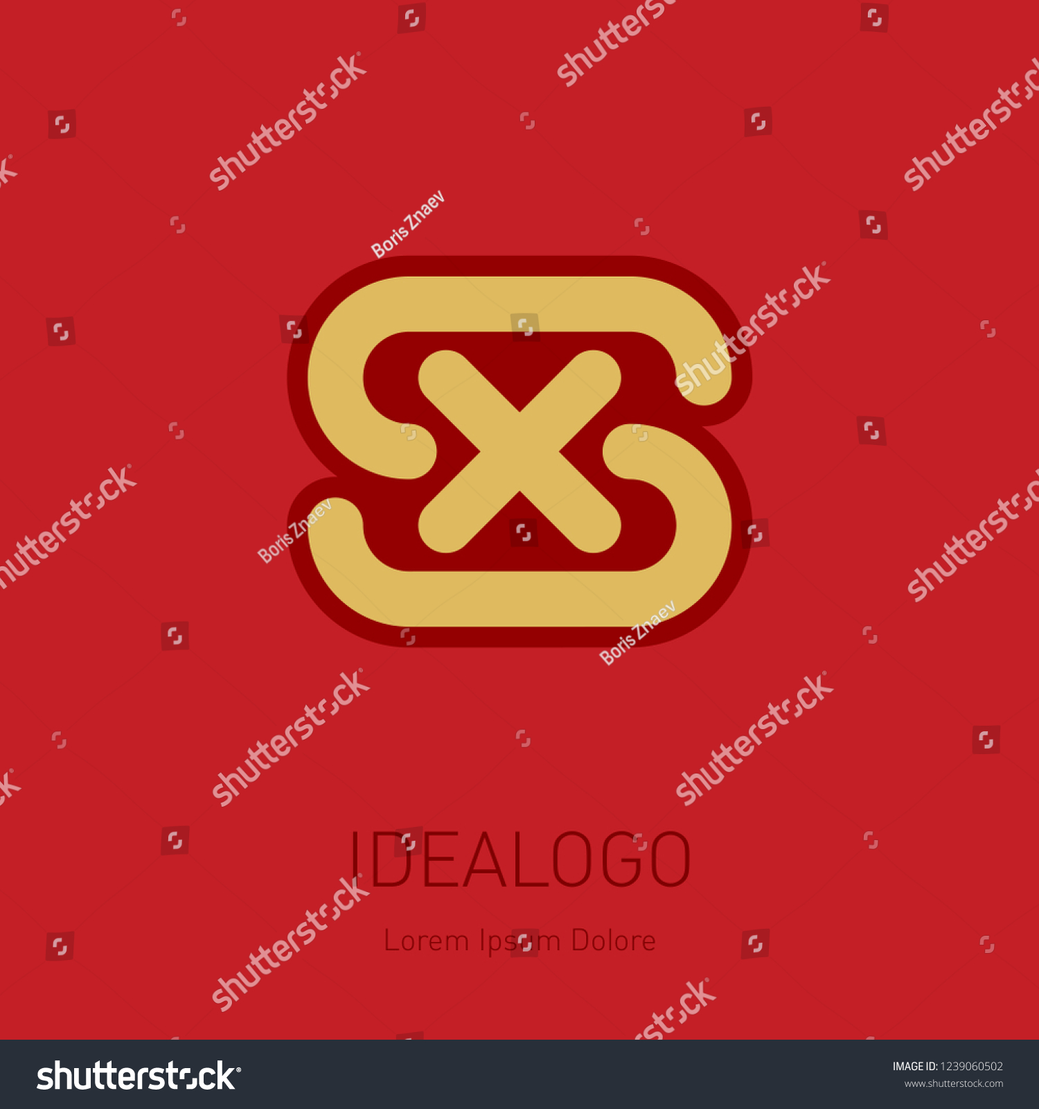 S X Initial Logo Sx Vector Stock Vector (Royalty Free) 1239060502 ...