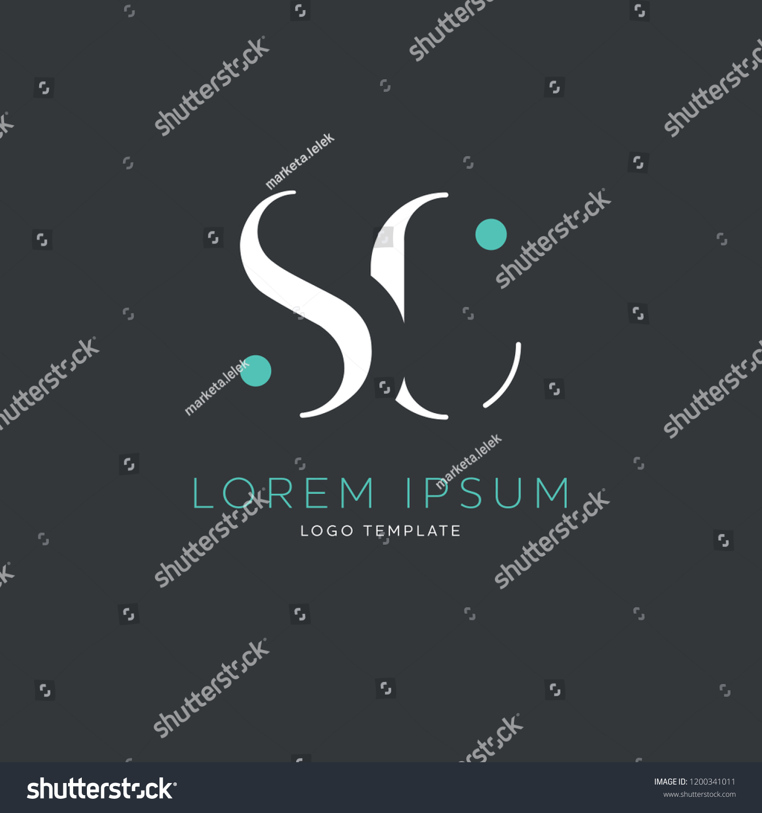 S C Logo Design Stock Vector (Royalty Free) 1200341011