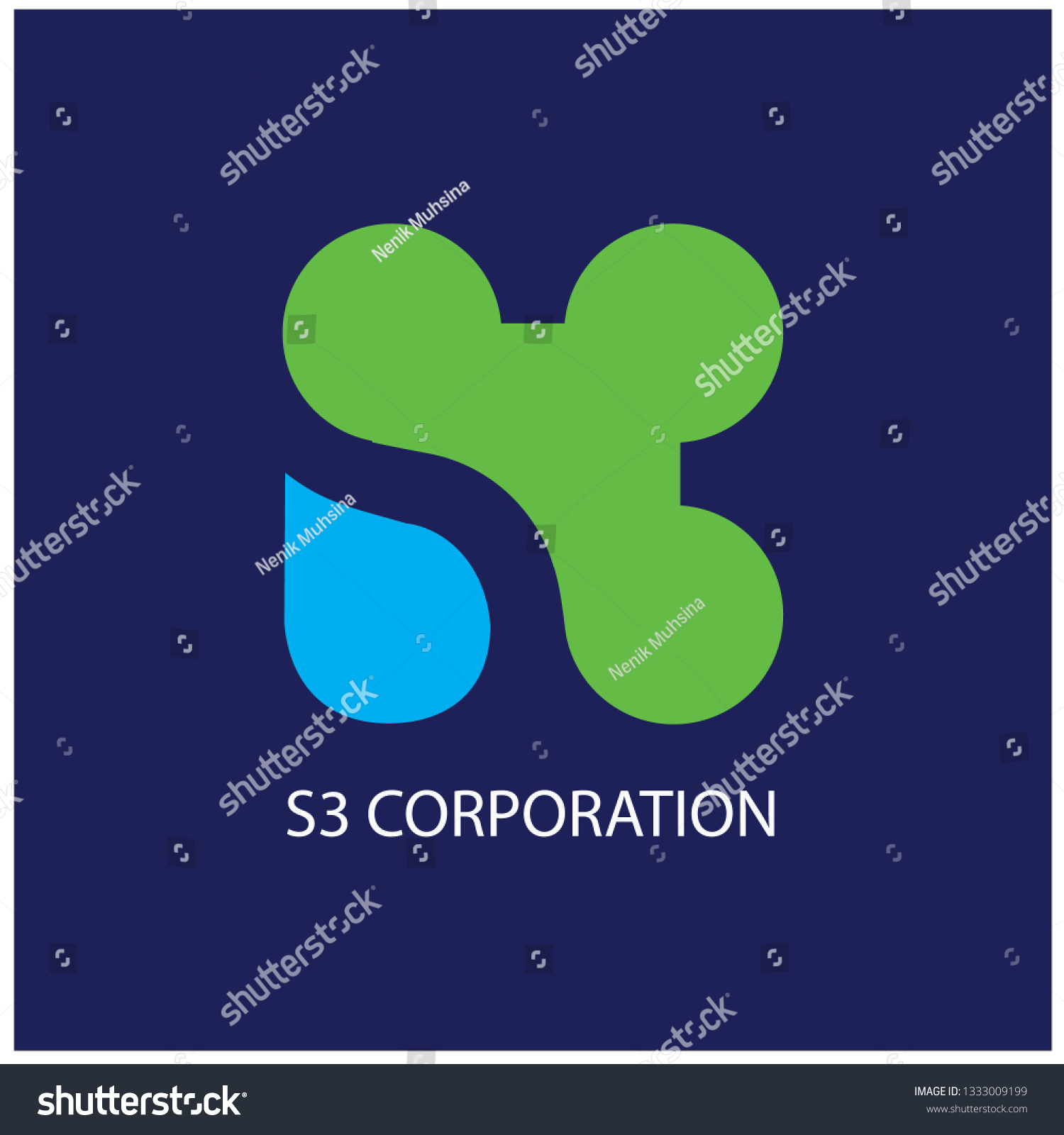 S3 Corporation Logo: vector de stock (libre de regalías) 1333009199 ...