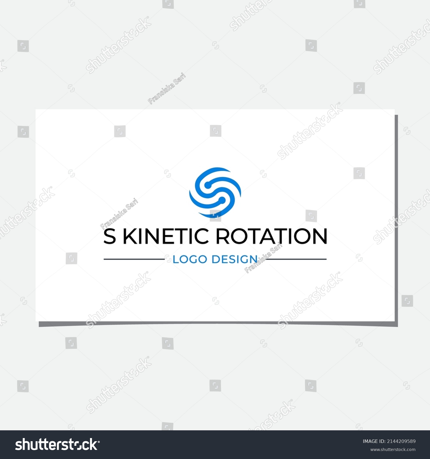 S Kinetic Rotation Logo Design Vector Stock Vector (Royalty Free ...
