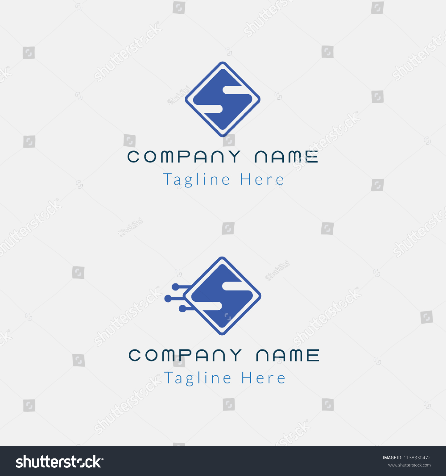 S Letter Abstract Logo Stock Vector (Royalty Free) 1138330472 ...
