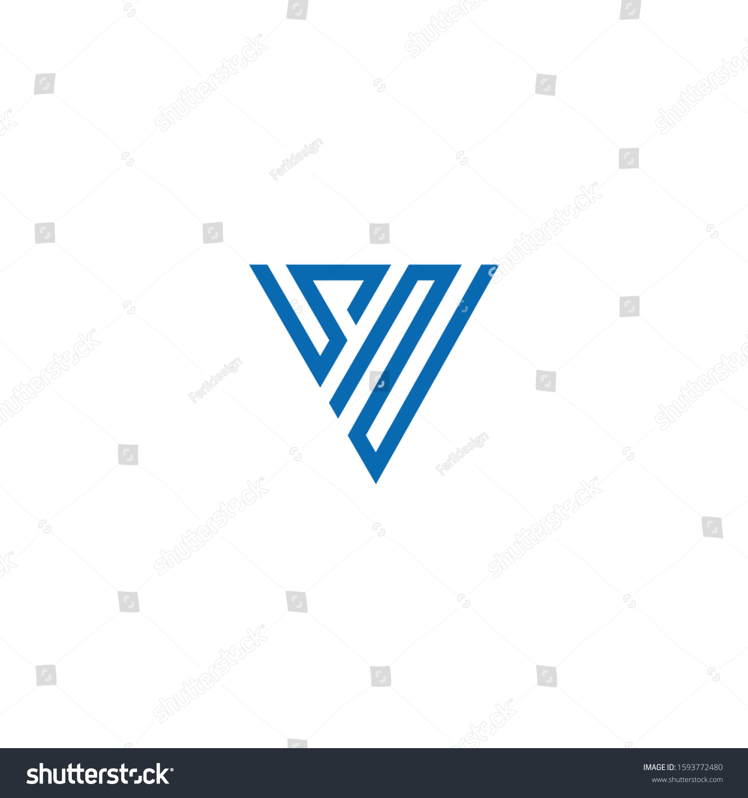S2 Logo Design Identity Creative: vector de stock (libre de regalías ...