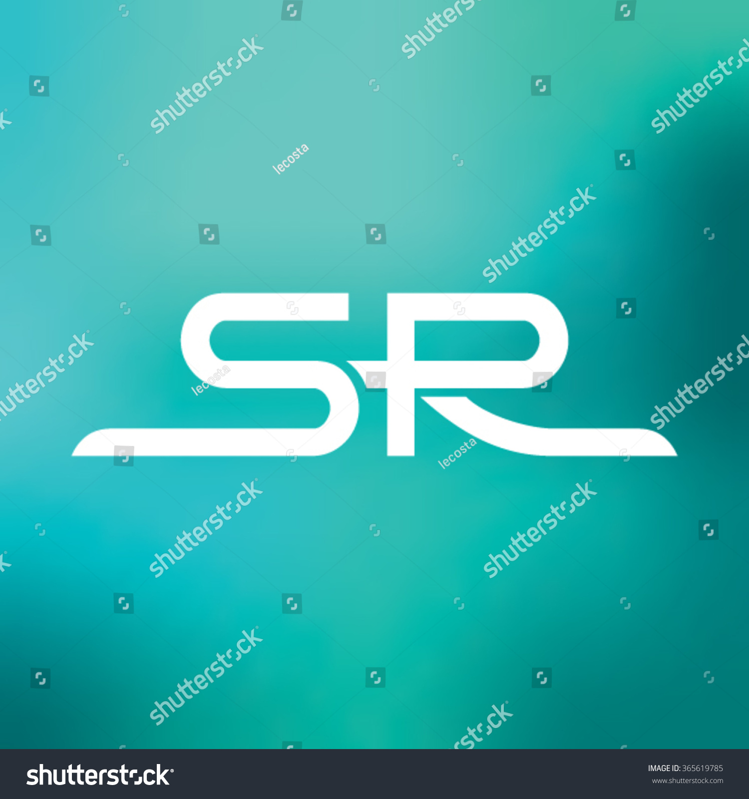 S R Logo Design Stock Vector (Royalty Free) 365619785