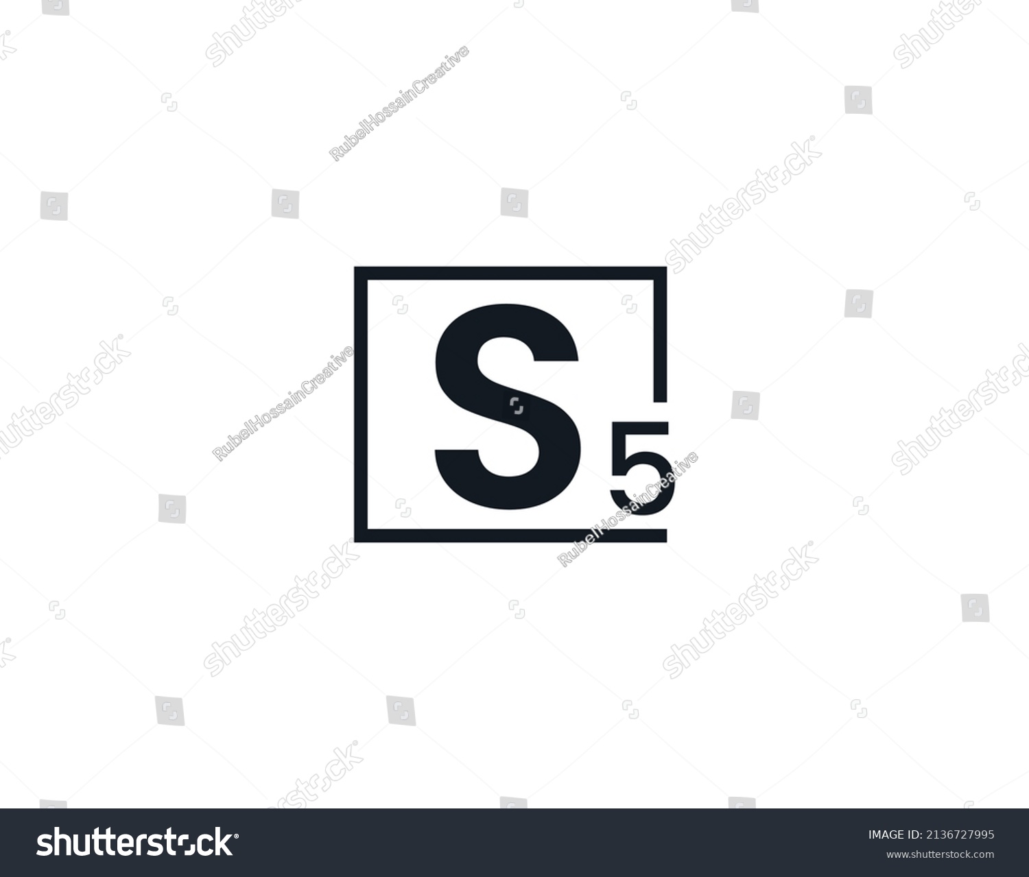 S5 5s Initial Letter Logo Stock Vector (Royalty Free) 2136727995 ...