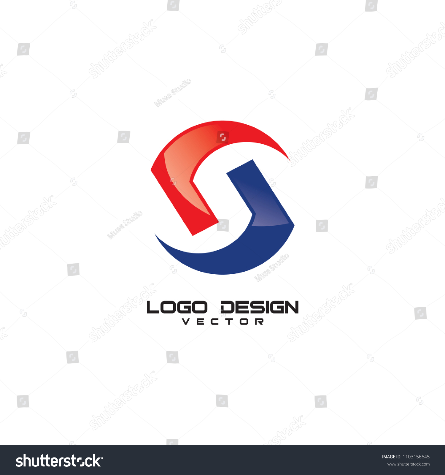 S Symbol Logo Template Stock Vector (Royalty Free) 1103156645 ...